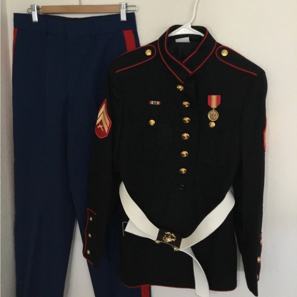 Dscp | Jackets & Coats | Marine Corps Dress Blue Uniform Set Tunic Size ...